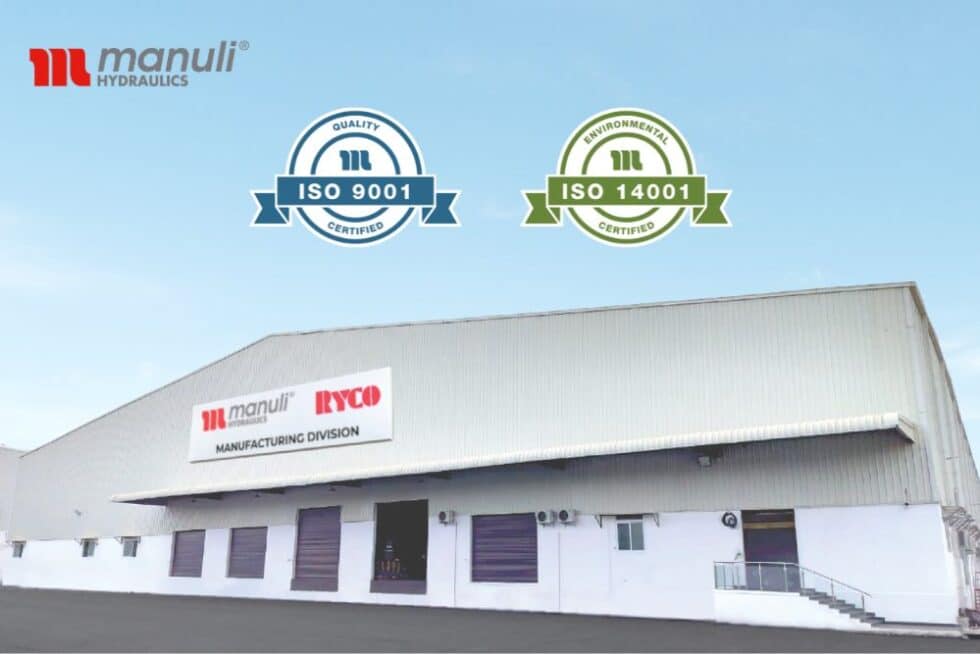 Manuli Hydraulics Connectors India Secures ISO 9001:2015 and ISO 14001:2015 Certifications | Manuli